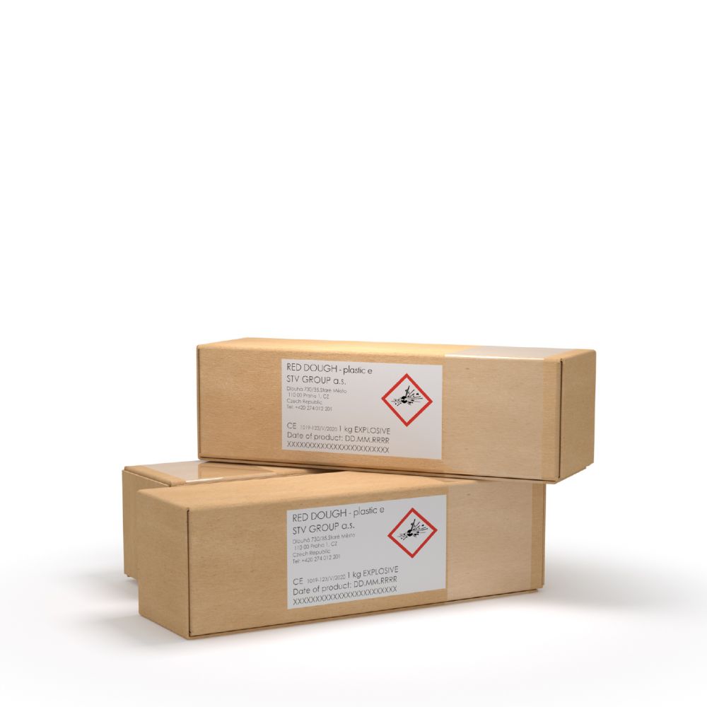 Plastic explosive Red Dough - STV GROUP